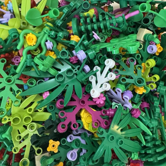Lego | Toys | Lego 0 Piece Plants Leaves Flowers Mixed Cleaned Free ...